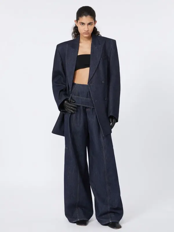 Max Mara Comfort-fit Denim Blazer