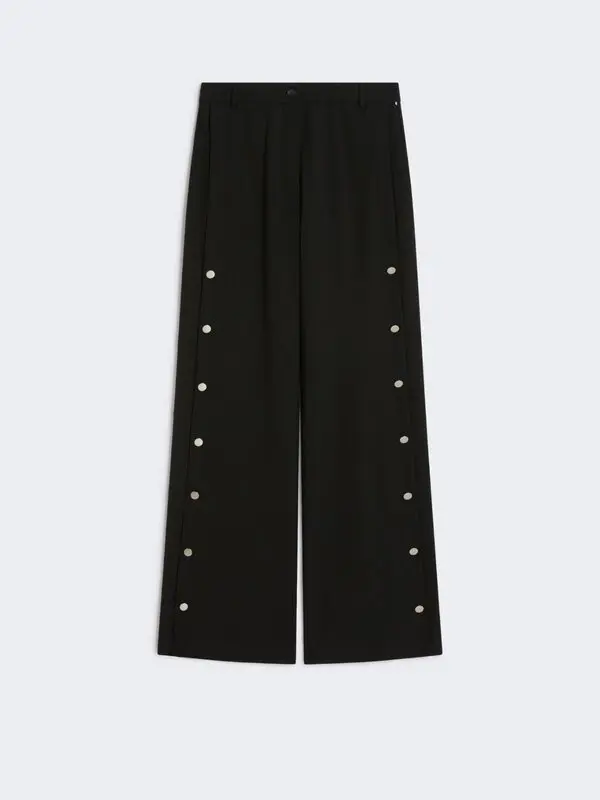 Max Mara Button-up Wool Trousers