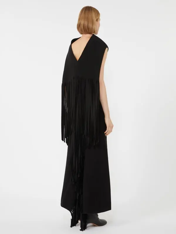 Max Mara Long Double-faced Pure Wool Dress