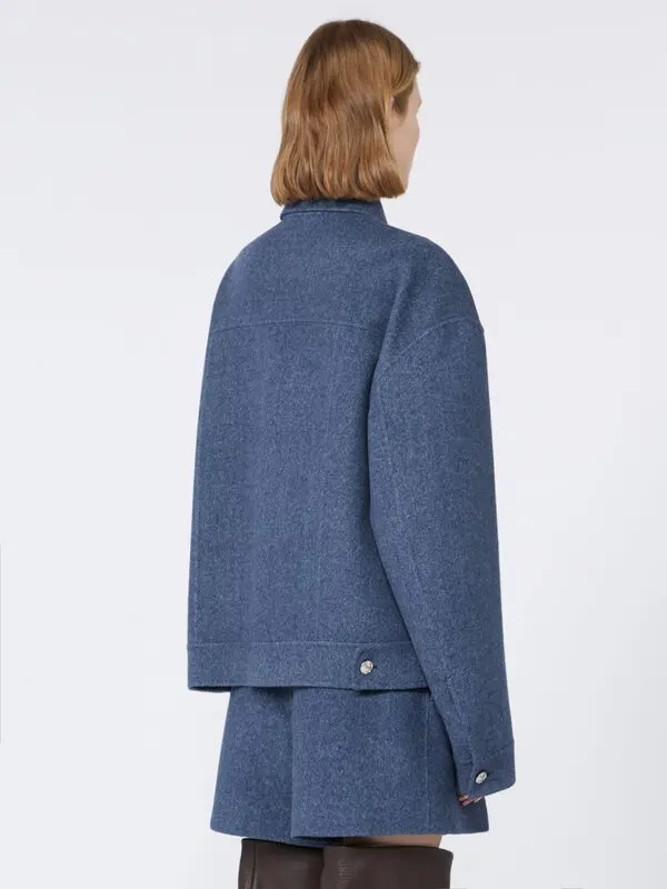 Max Mara Wool Denim-style Jacket