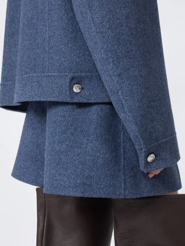 Max Mara Wool Denim-style Jacket