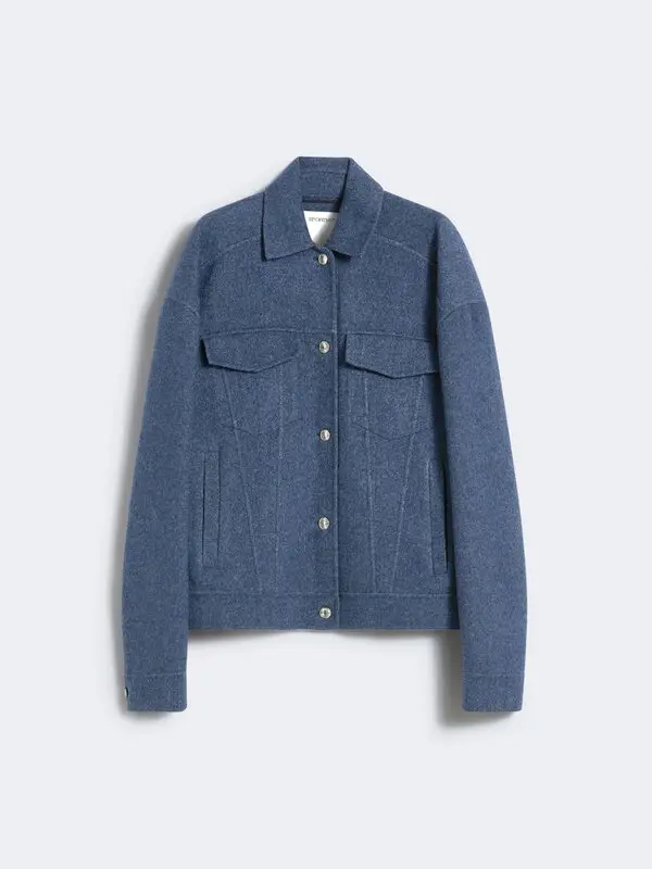 Max Mara Wool Denim-style Jacket