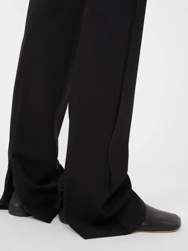 Max Mara Low-rise Stretch Trousers - Black