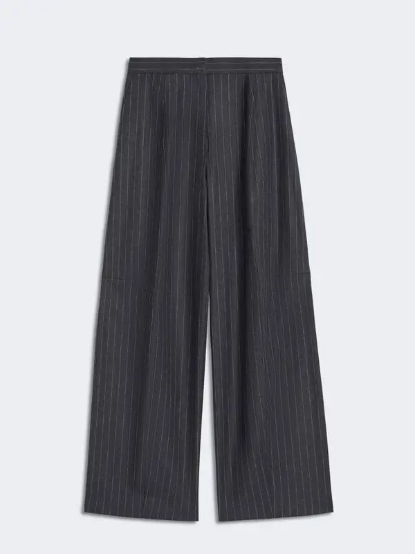 Max Mara Wide-leg Wool-blend Trousers