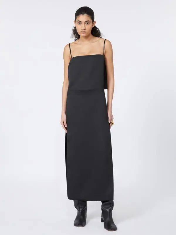 Max Mara Long Dress With Thin Shoulder Straps