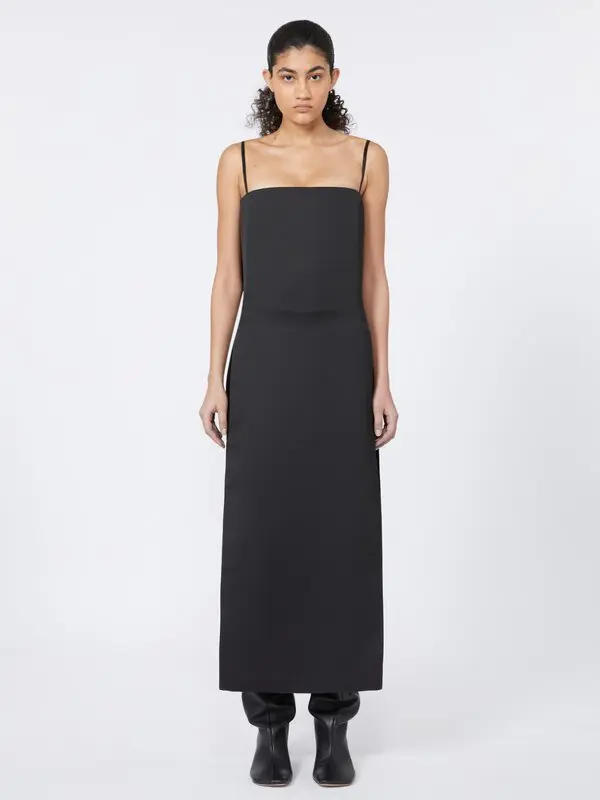 Max Mara Long Dress With Thin Shoulder Straps