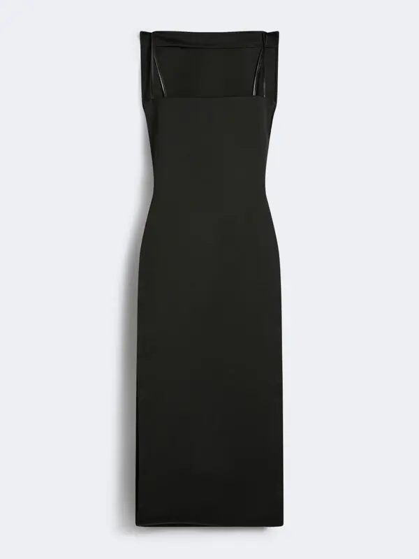 Max Mara Long Dress With Thin Shoulder Straps