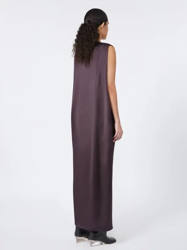 Max Mara Viscose Satin Runway Dress