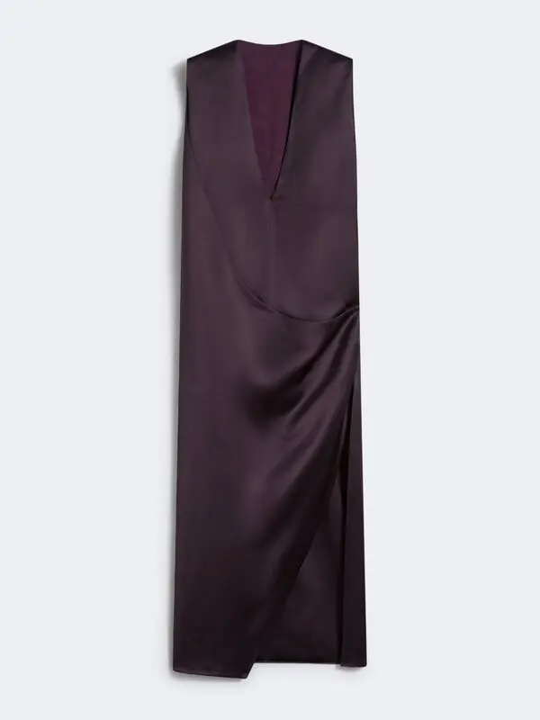 Max Mara Viscose Satin Runway Dress
