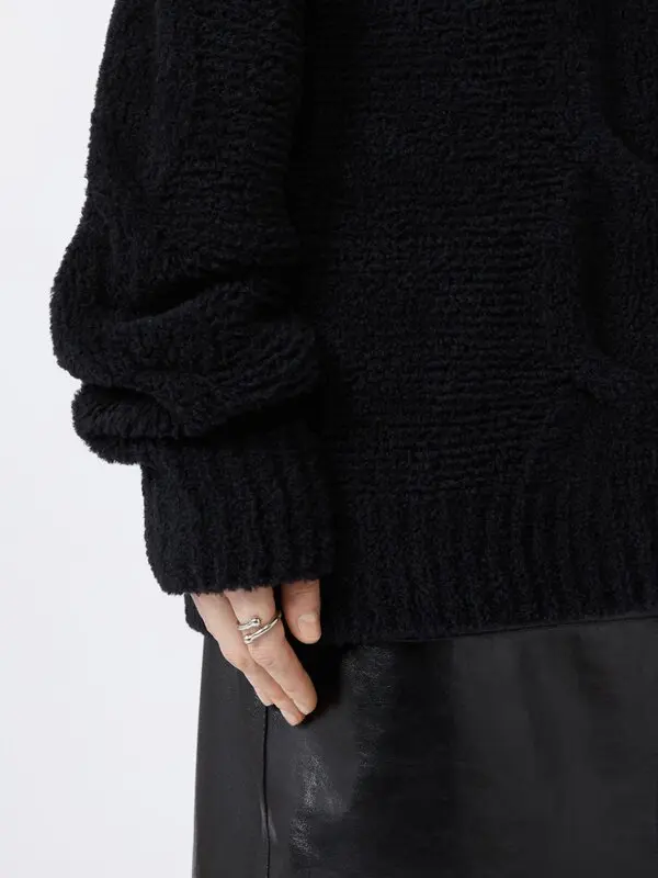 Max Mara Oversized Cable Knit Sweater