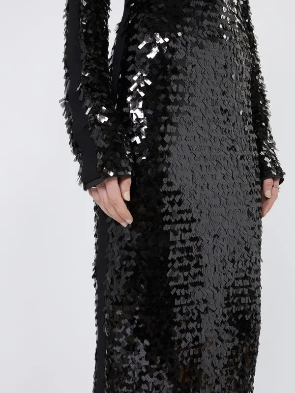 Max Mara Sequin-adorned Jersey Dress