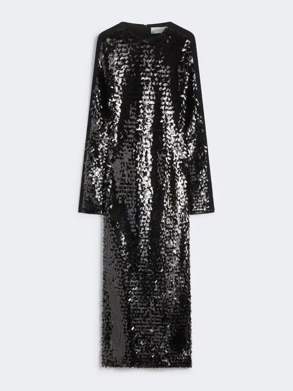 Max Mara Sequin-adorned Jersey Dress