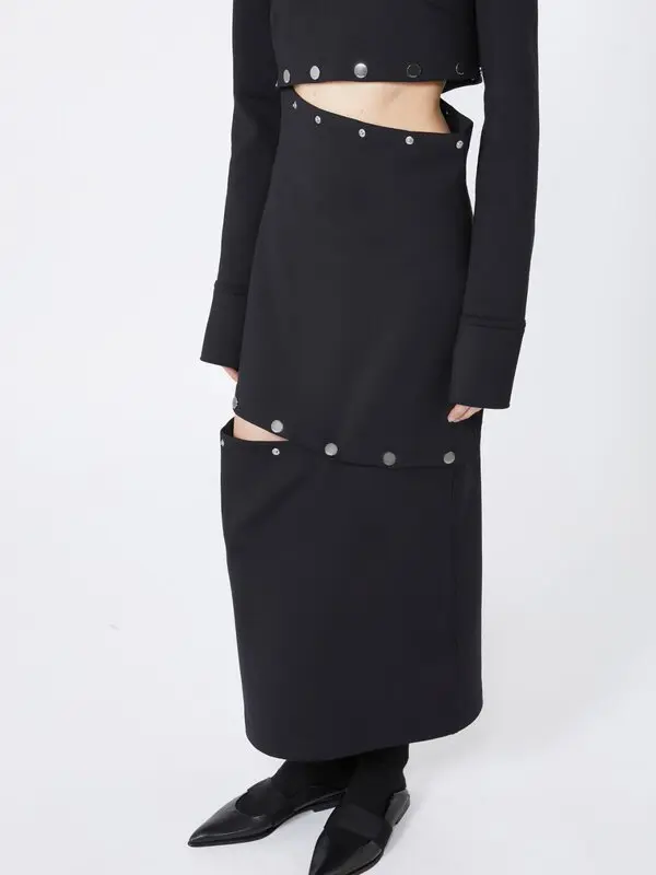 Max Mara Shortenable Scuba Jersey Dress