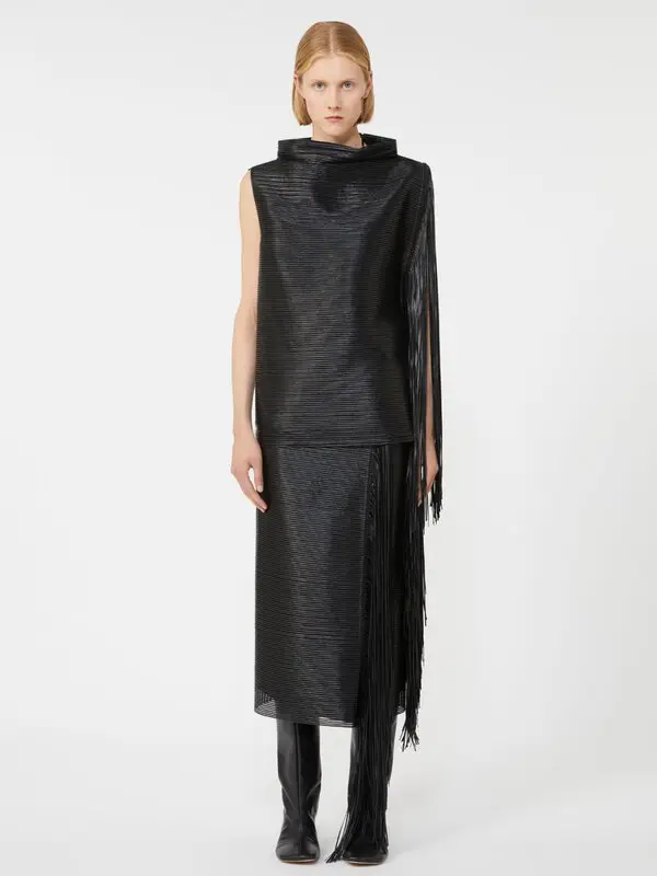Max Mara Embroidered Tulle Tunic