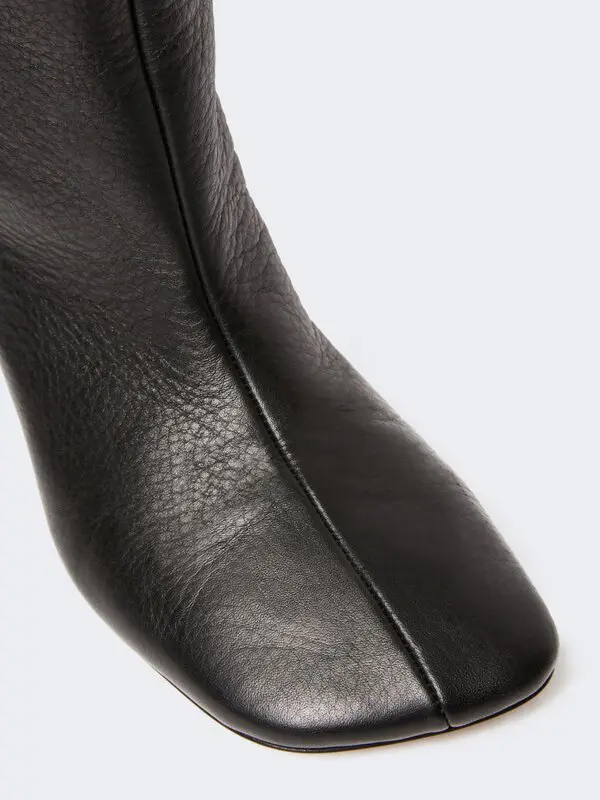Max Mara Thigh-high Calfskin Boots