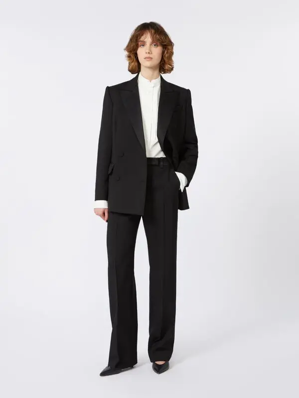 Max Mara Wool Tuxedo Blazer