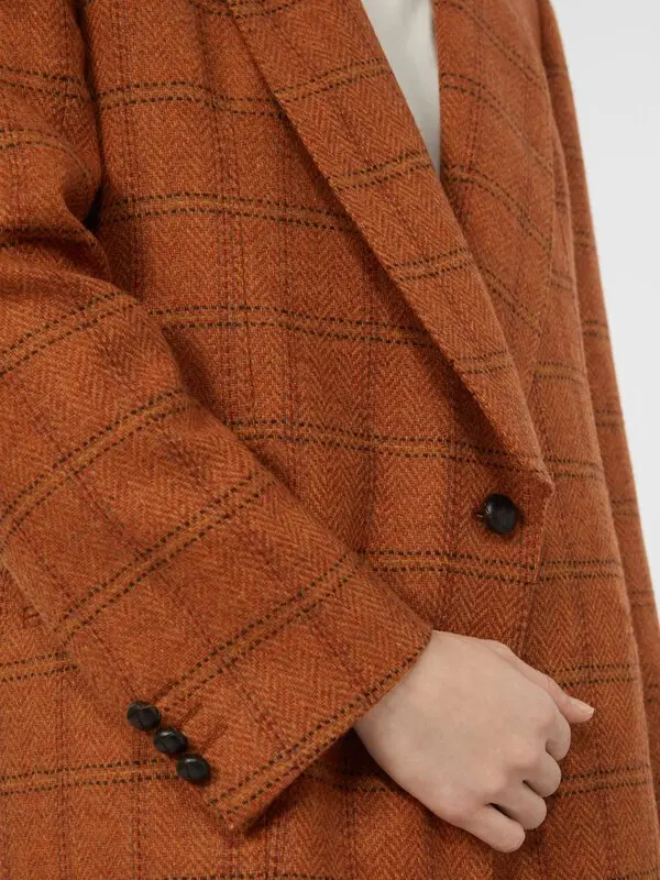 Max Mara Patterned Wool Blend Blazer