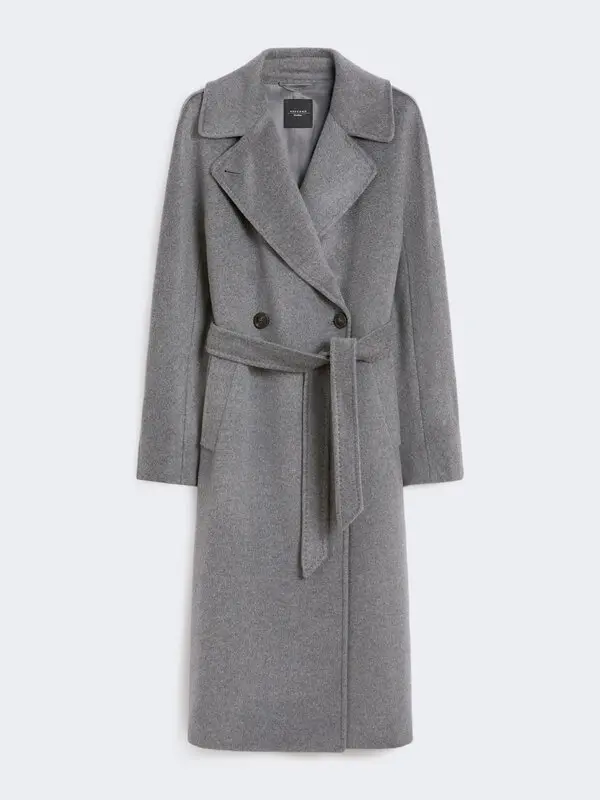 Max Mara Wool Drap Midi Coat