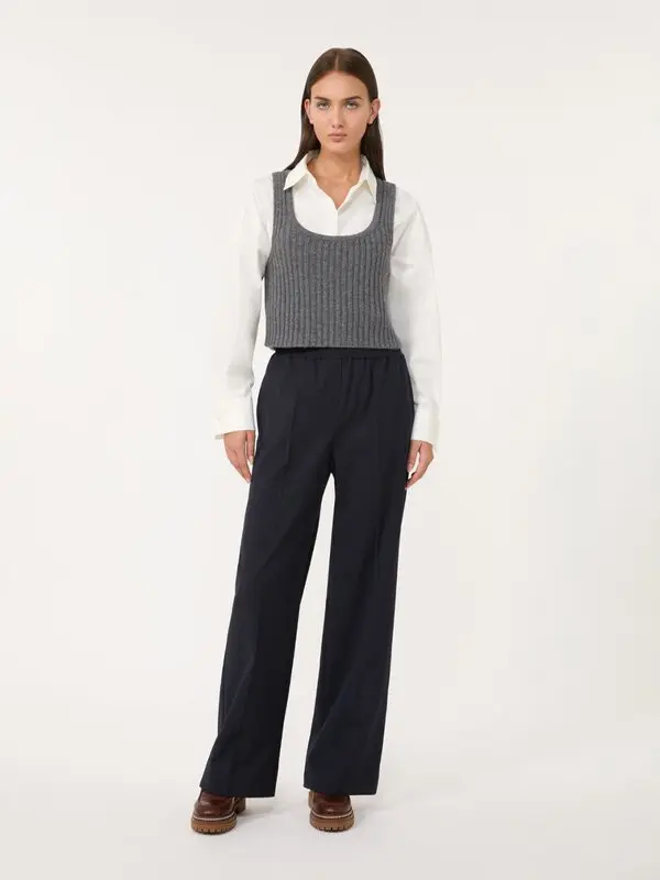 Max Mara Oversized Cropped Poplin Shirt