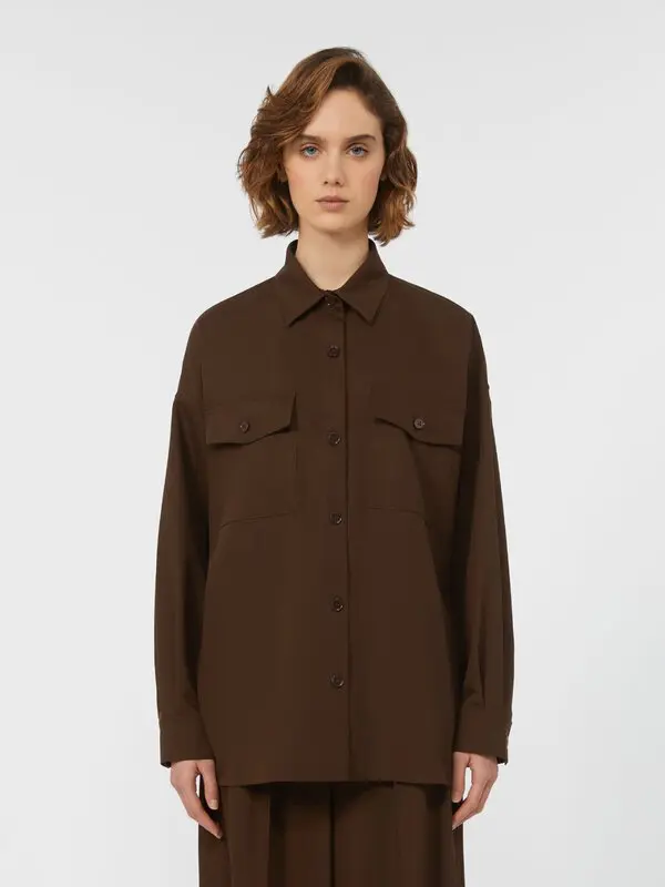 Max Mara Wool Twill Shirt