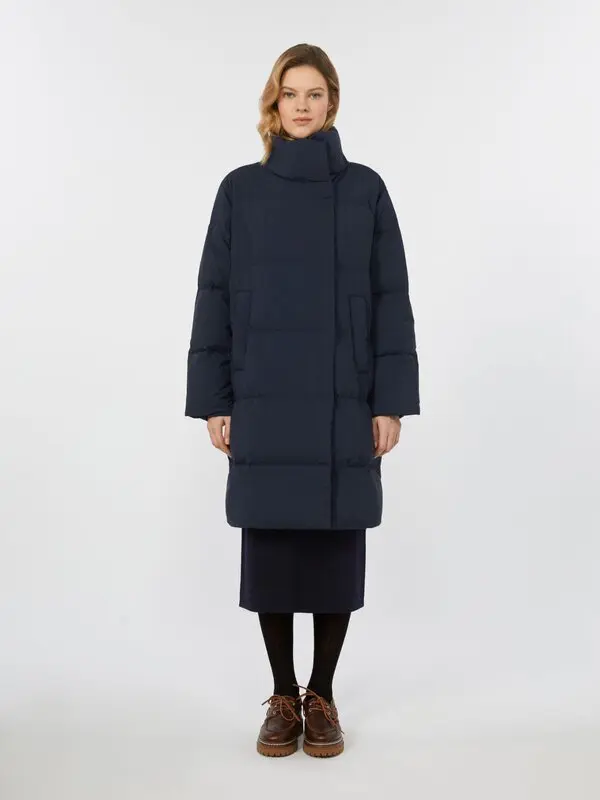 Max Mara Water-repellent Technical Canvas Down Jacket