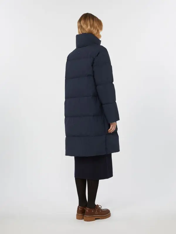 Max Mara Water-repellent Technical Canvas Down Jacket