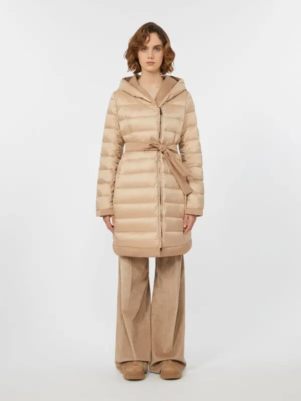 Max Mara Reversible Down Jacket - Biscuit