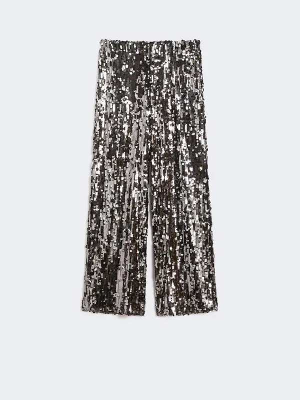 Max Mara Tulle And Sequin Embellished Trousers