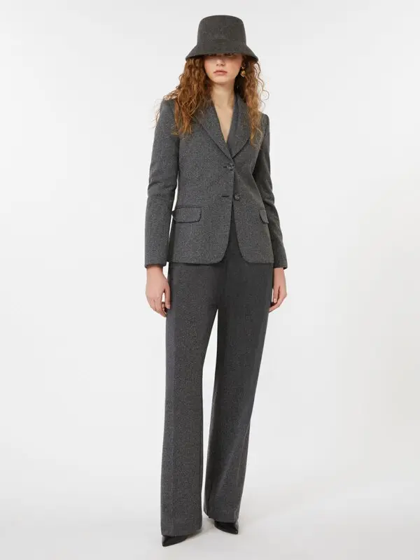 Max Mara Jacquard Jersey Trousers