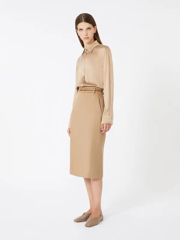 Max Mara Wool Pencil Skirt