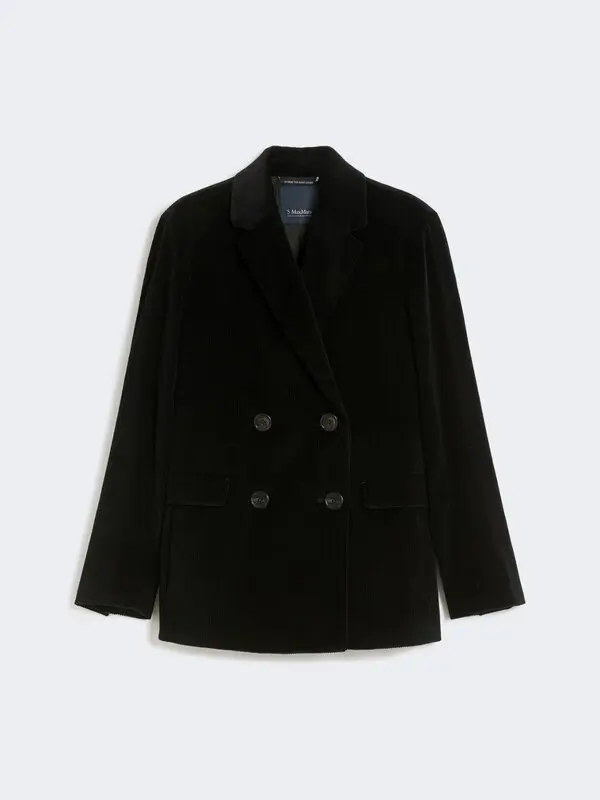 Max Mara Corduroy Double-breasted Blazer