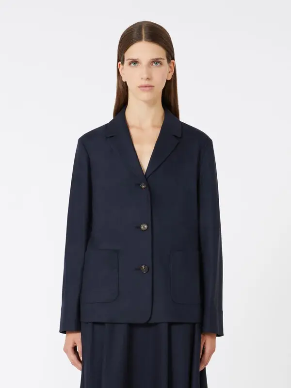 Max Mara Wool Flannel Jacket