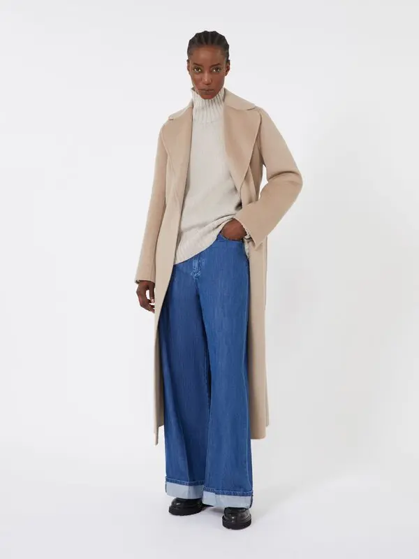 Max Mara Wool And Cashmere Polo-neck Sweater