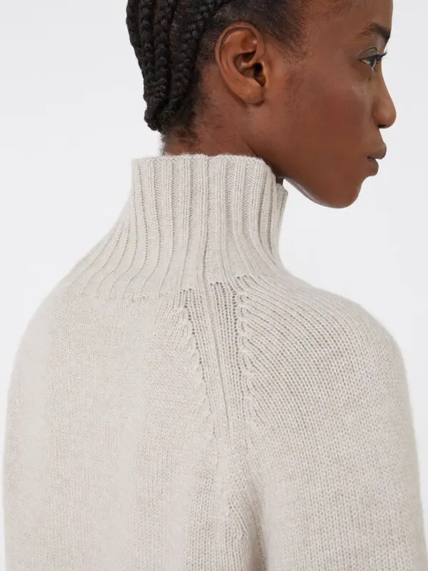 Max Mara Wool And Cashmere Polo-neck Sweater
