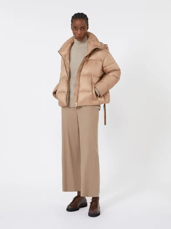 Max Mara Hooded Down Jacket