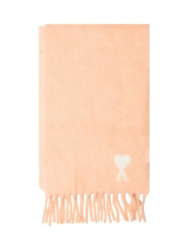 Ami Scarf In Wool - Pink