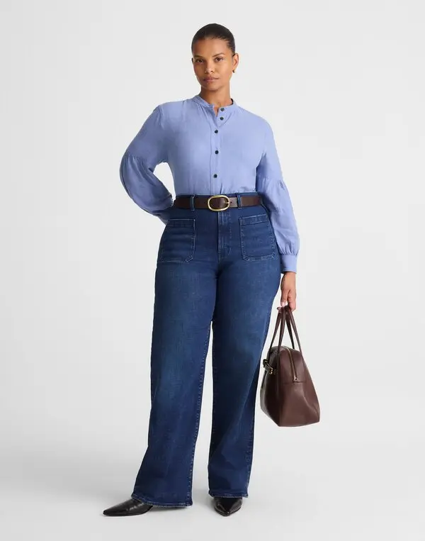 Madewell The Plus Emmett Wide-leg Jean