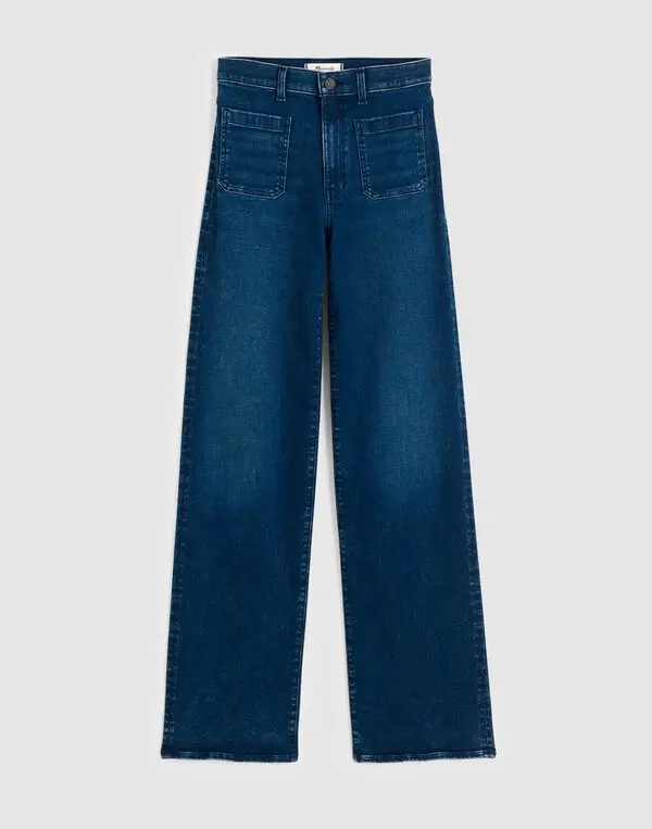 Madewell The Emmett Wide-leg Jean - Nighthawk Wash