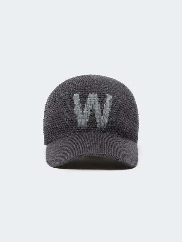 Max Mara Wool Baseball Cap - Light Grey