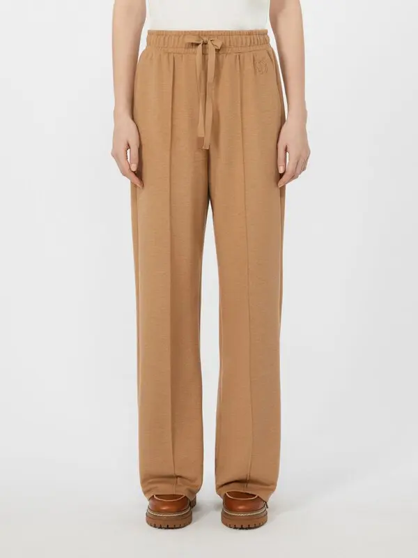 Max Mara Drap-effect Jersey Trousers
