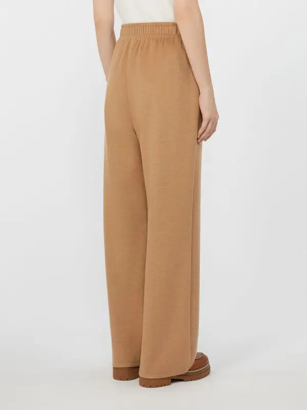 Max Mara Drap-effect Jersey Trousers