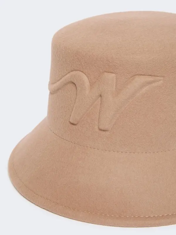 Max Mara Wool Felt Bucket Hat - Camel