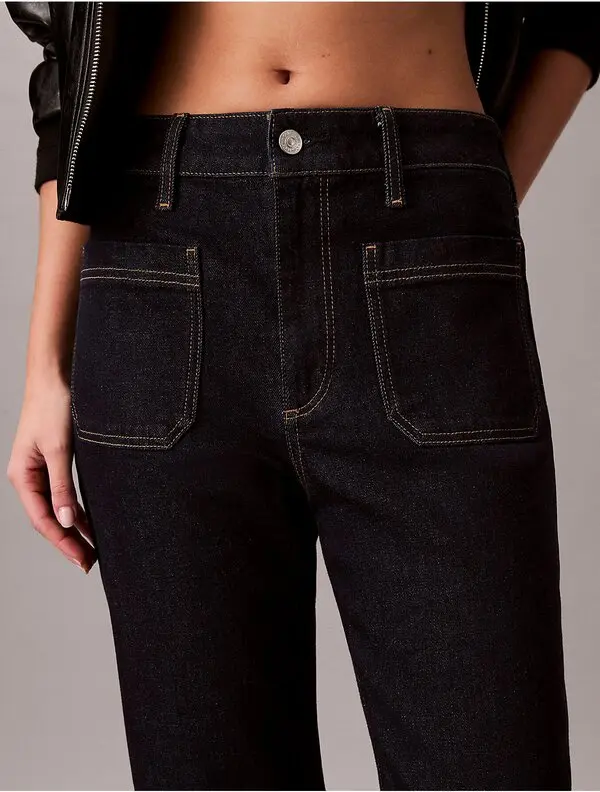 Calvin Klein Relaxed Straight Cuff Jeans