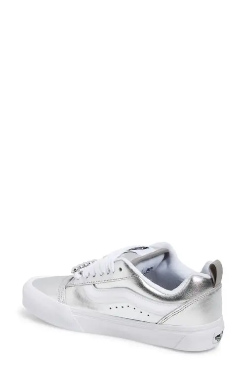 VANS Old Skool Sneaker - Metallic Leather Silver