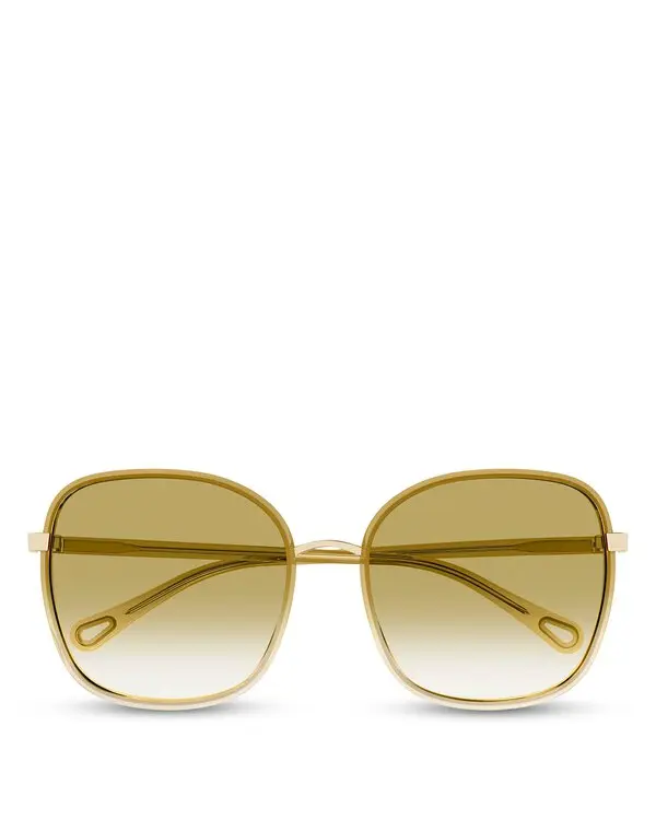 Chloé Square Sunglasses, 56mm