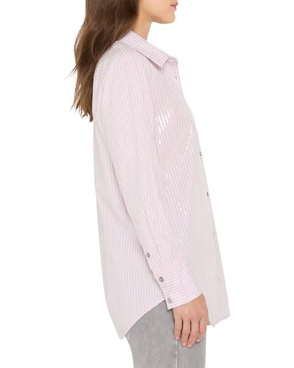 NIC+ZOE Sequined Tunic Blouse
