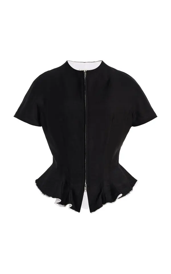 Staud Maelle Wool Top - Black