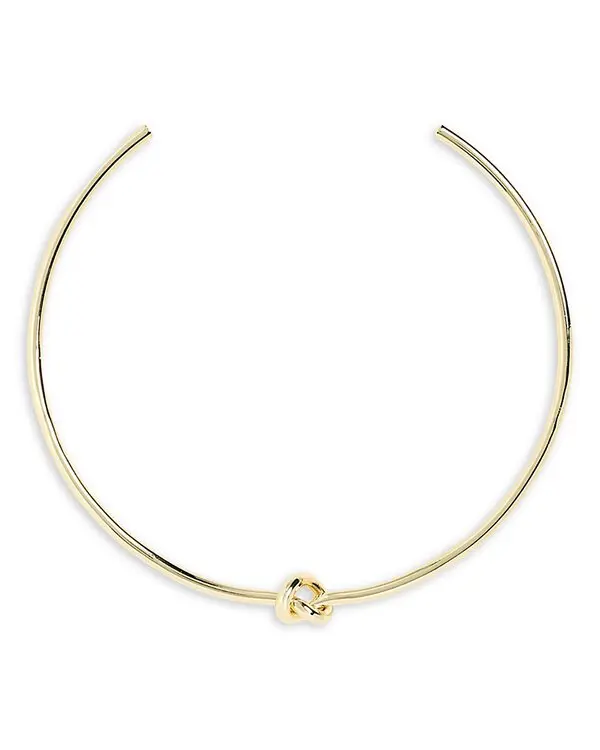Shashi Knotted Collar Necklace - Gold