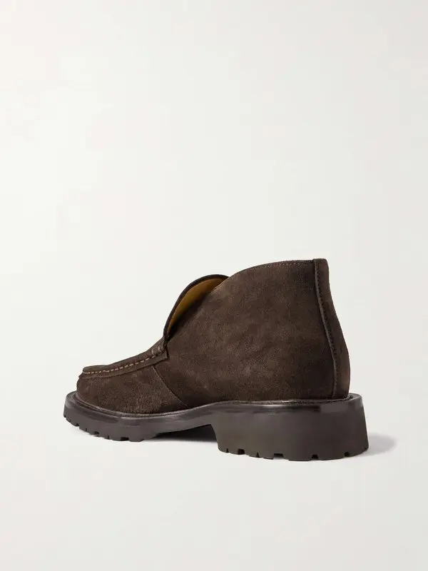 Legres 58 Suede Ankle Boots - Dark Brown