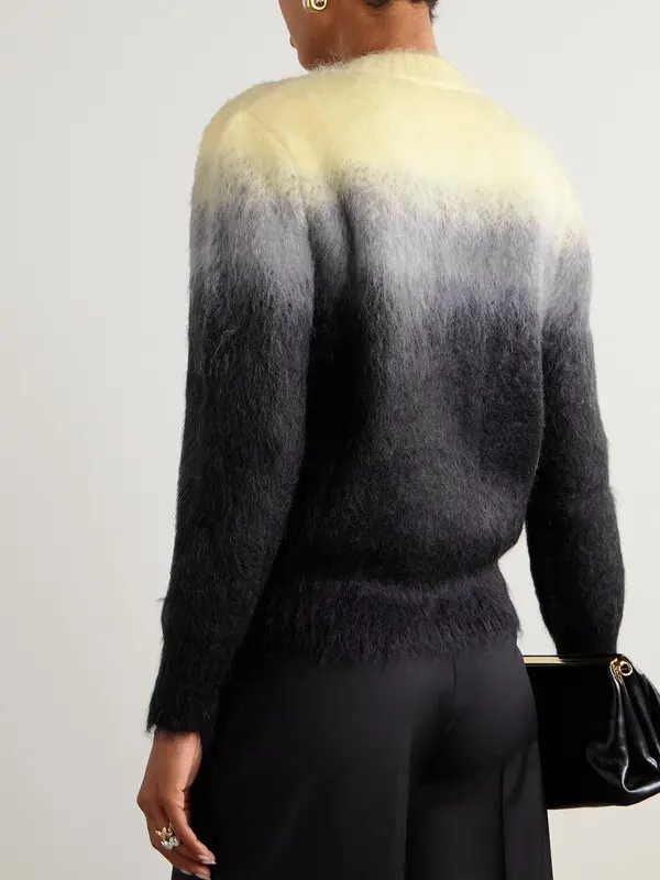 JIL SANDER Dégradé Mohair-blend Sweater - Multi